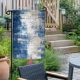 Abstract Mottled Texture Garden Flag 12x18 Inch Vintage Blue Gary ...