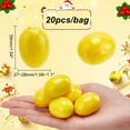 20Pcs Mini Foam Imitation Lemons Artificial Fruit for Dollhouse ...