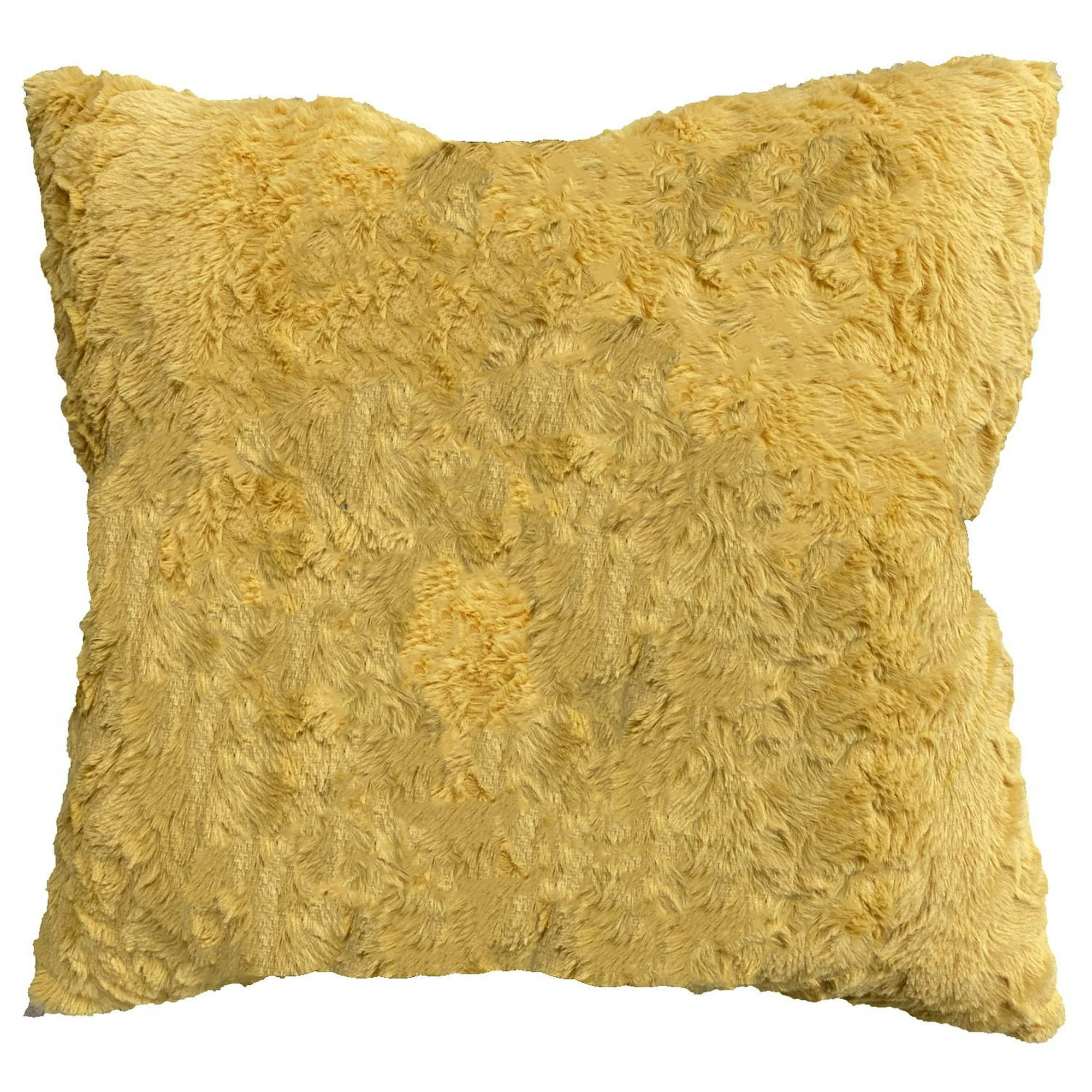 Click here for Hometrends Solid Fur Decorative Pillow (Set Of 2)... prices