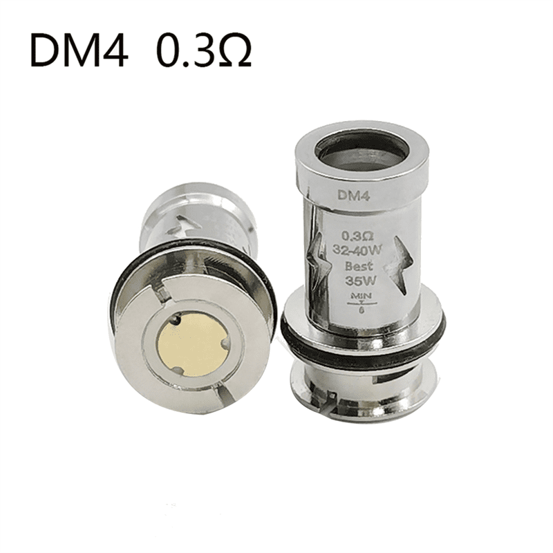 Buy 5Pcs Replacement Coil Head TPP Pod Coil DM4 0.3Ohm for VOOPOO Drag ...