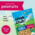 Snak Club Peanuts with OIF8 Hidden Valley Ranch Seasoning, Roasted Nuts ...