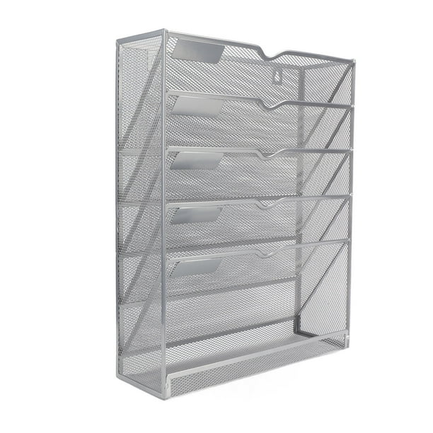 Wall File Holder, Wall File Organizer Rounded Corners Hanging Design ...