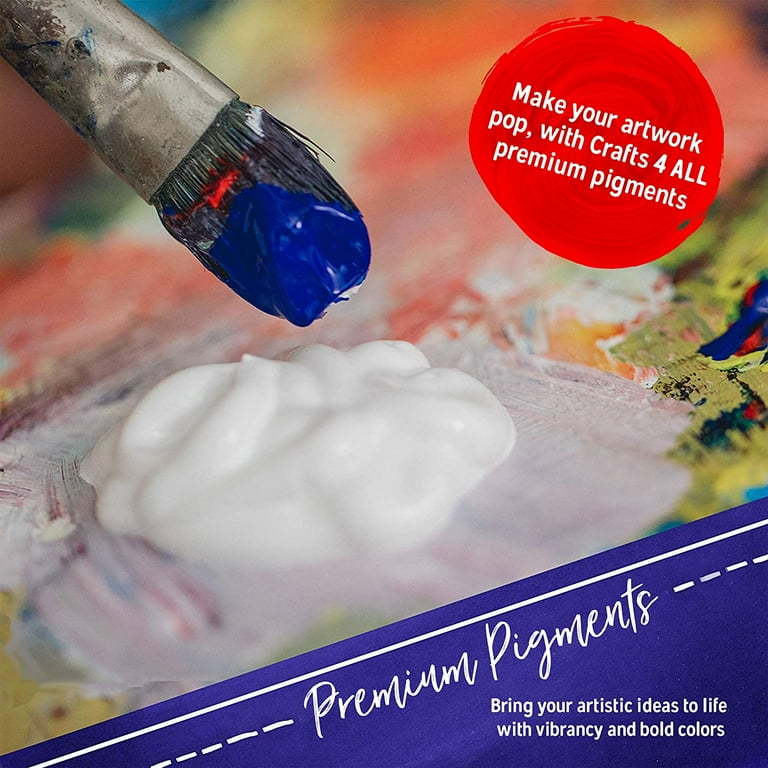 Colour Block 4pc Acrylic Paint Board Set: Craft Activity Kit