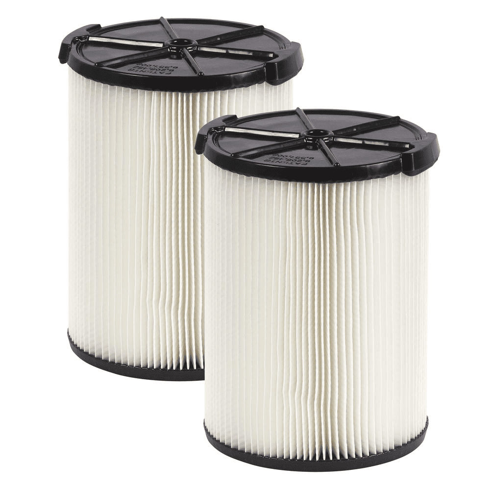1-Layer Standard Pleated Paper Filter for Most 5 Gal. and Larger RIDGID ...