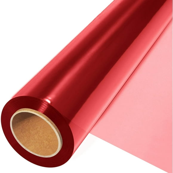 Red Cellophane Wrap