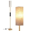 EDISHINE Modern LED Corner Floor Lamp for Living Room, 57.5" Minimalist ...