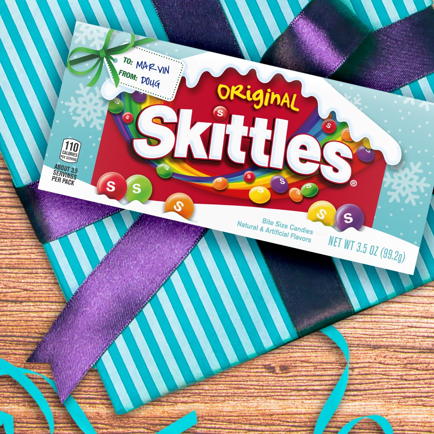 Skittles Original Chewy Christmas Candy Holiday Thailand | Ubuy