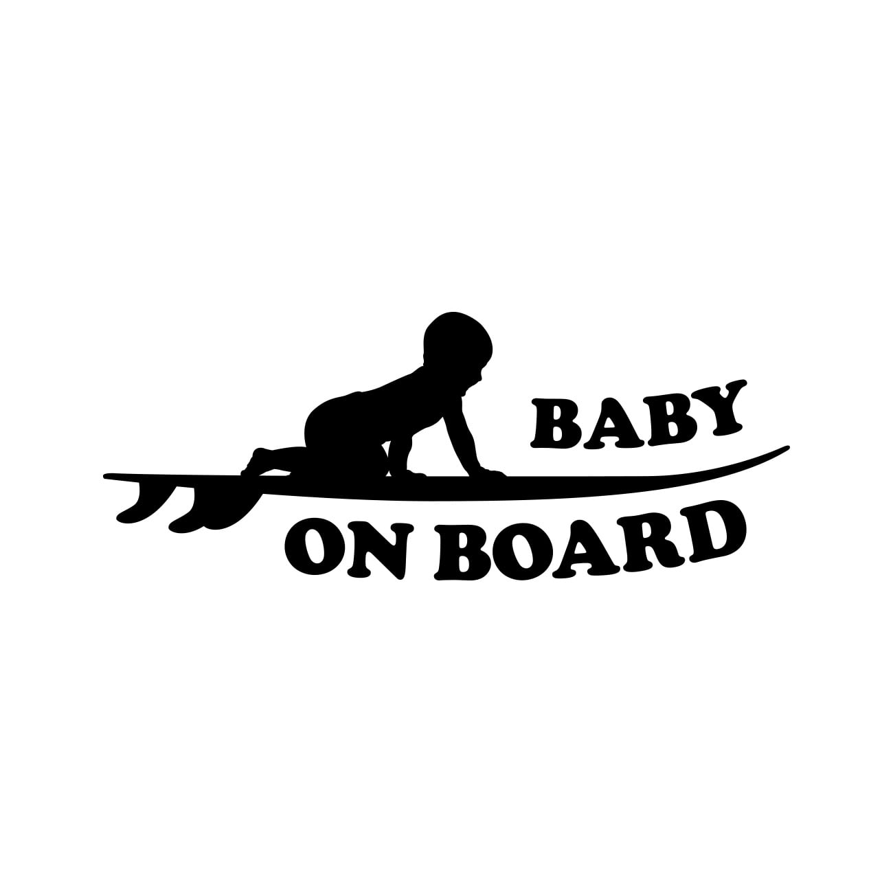 Baby on Board Sticker Decal Die Cut - Self Adhesive Vinyl ...