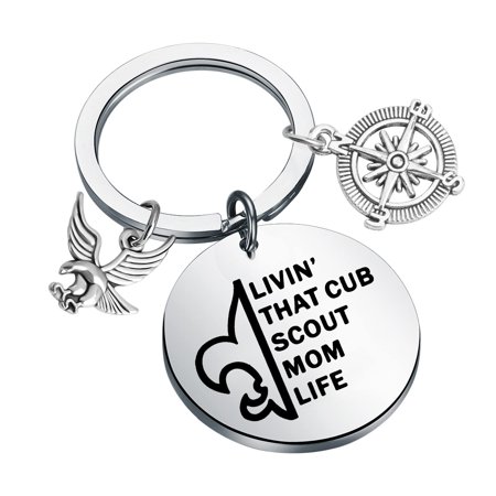 Scout Leader Appreciation Gift - Cub Scout Mom Life Keychain for Boy ...