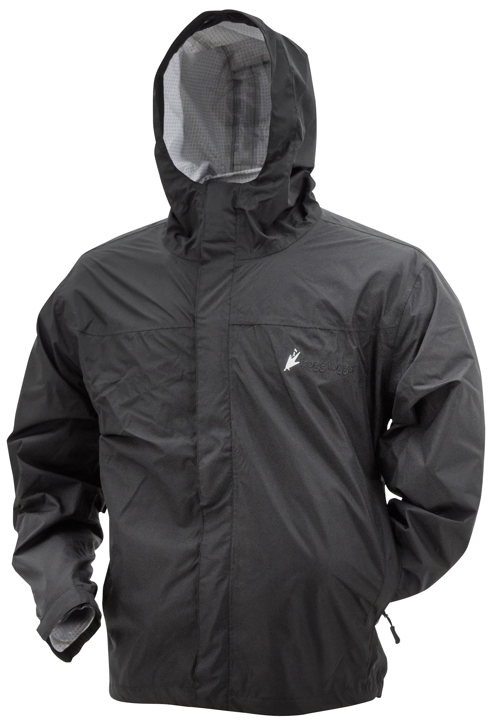 Frogg Toggs Youth Java 2.5 Waterproof Rain Jacket - Medium, Black ...
