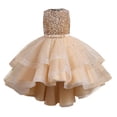 Baby Girl Pageant Dress Sequins Princess Dress Toddler Flower Wedding ...