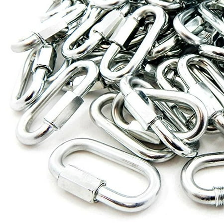 100 Quick Link Chain Rope Cable Connector Heavy Duty 3/8 in 2200 Pound ...