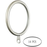 MERIVILLE 14 pcs 2-Inch Inner Diameter Metal Curtain Rings with Eyelets ...