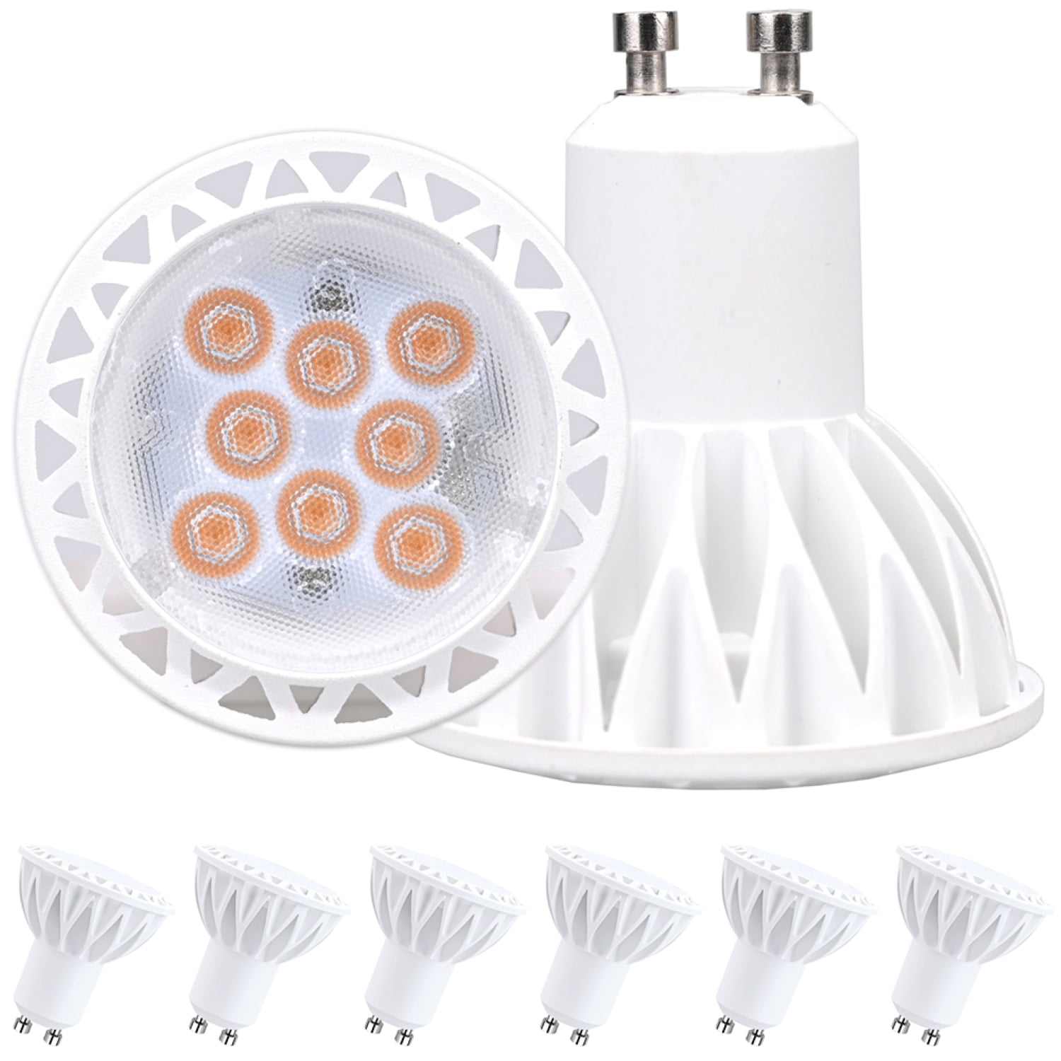 BAOMING GU10 LED Bulb Dimmable 5W Soft Warm White GU10 Base Replacement ...