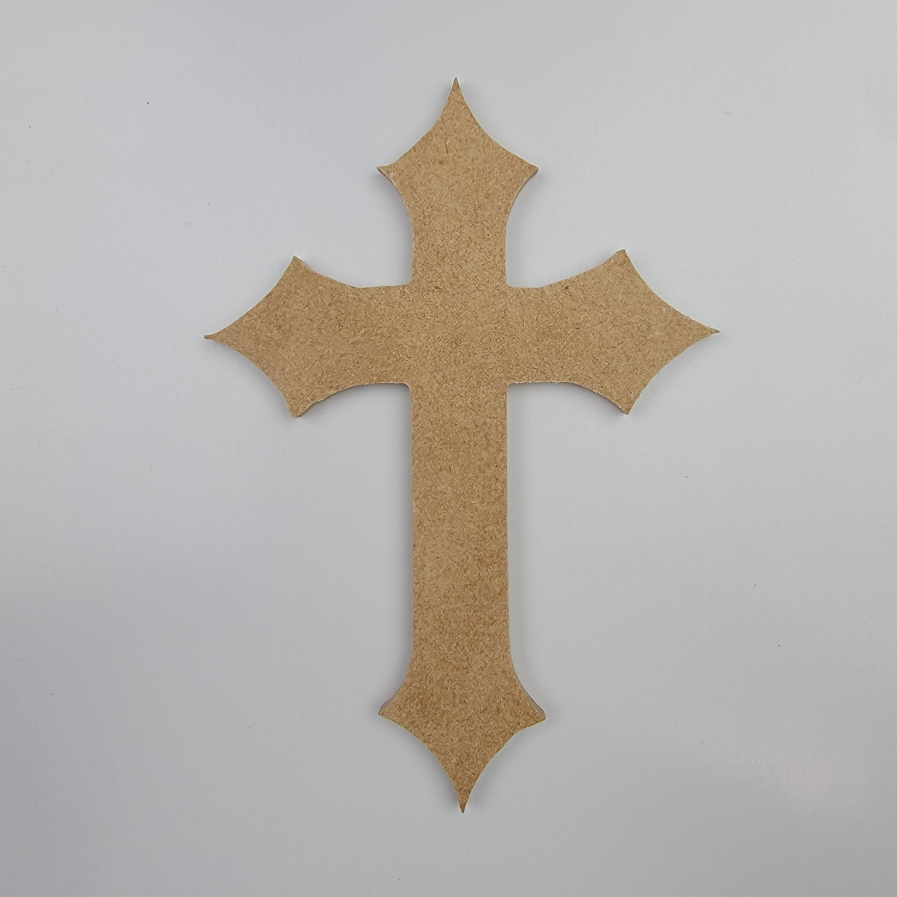 6"Elegant Wall Cross #40, Unfinished Wood Art Shape by Wooden Craft ...