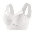 32-48 B/C/D Plus Size Wireless Bra – Side Support & Lift for Full Bust (Comfort Fit & Breathable ...