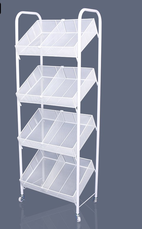 Premium Candy Display Rack Merchandiser | 4-Tier Metal Wire Retail ...