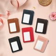 Fashion Anti Theft Card Holder with Zippered Decisgns and Clear Window ...