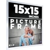 15x15 Solid Wood Frame, Black, with UV Resistant Framer's Acrylic ...