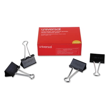 Lion, LIOCS15510BC, Extra Large Binder Clips, 1 Each, Black - Walmart.com