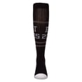 MeMoi Girls "EST 2005" Ribbed Cotton-Blend Varsity-Stripe Knee High ...