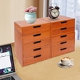 4-piece Drawer Cabinet Set Multi-level Drawer Desktop Storage ...