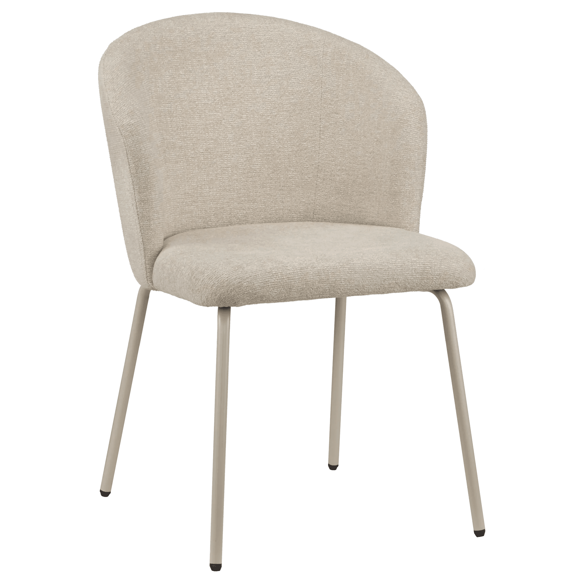 Click here for Bouclair Beige Fabric And Metal Dining Chair prices