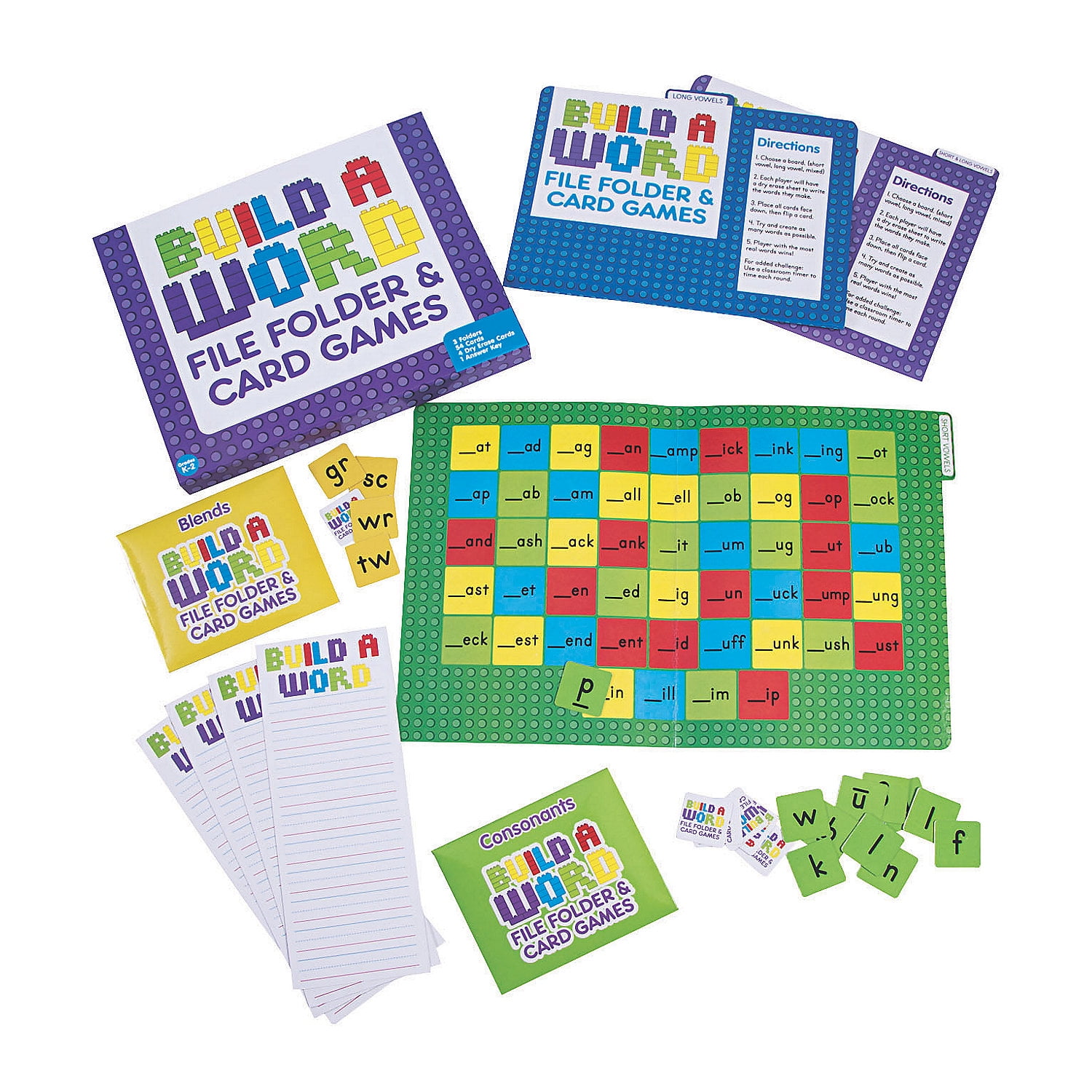 Fun Express Build-A-Word Educational Card Game - Walmart.com - Walmart.com