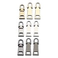 3Pieces Detachable Metal Zippers Pulls Replacement Set With Alloy ...