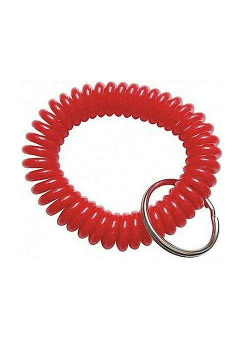 Sparco, SPR02883, Split Ring Wrist Coil Key Holders, 6 / Pack, Red ...