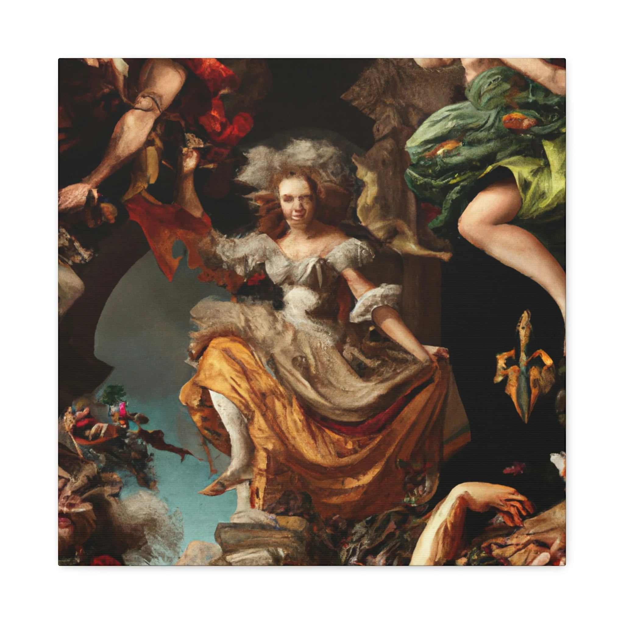 Divine Dancing Muses - Canvas - Walmart.com