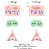 Big Dot of Happiness Pajama Slumber Party - Girls Sleepover Birthday ...