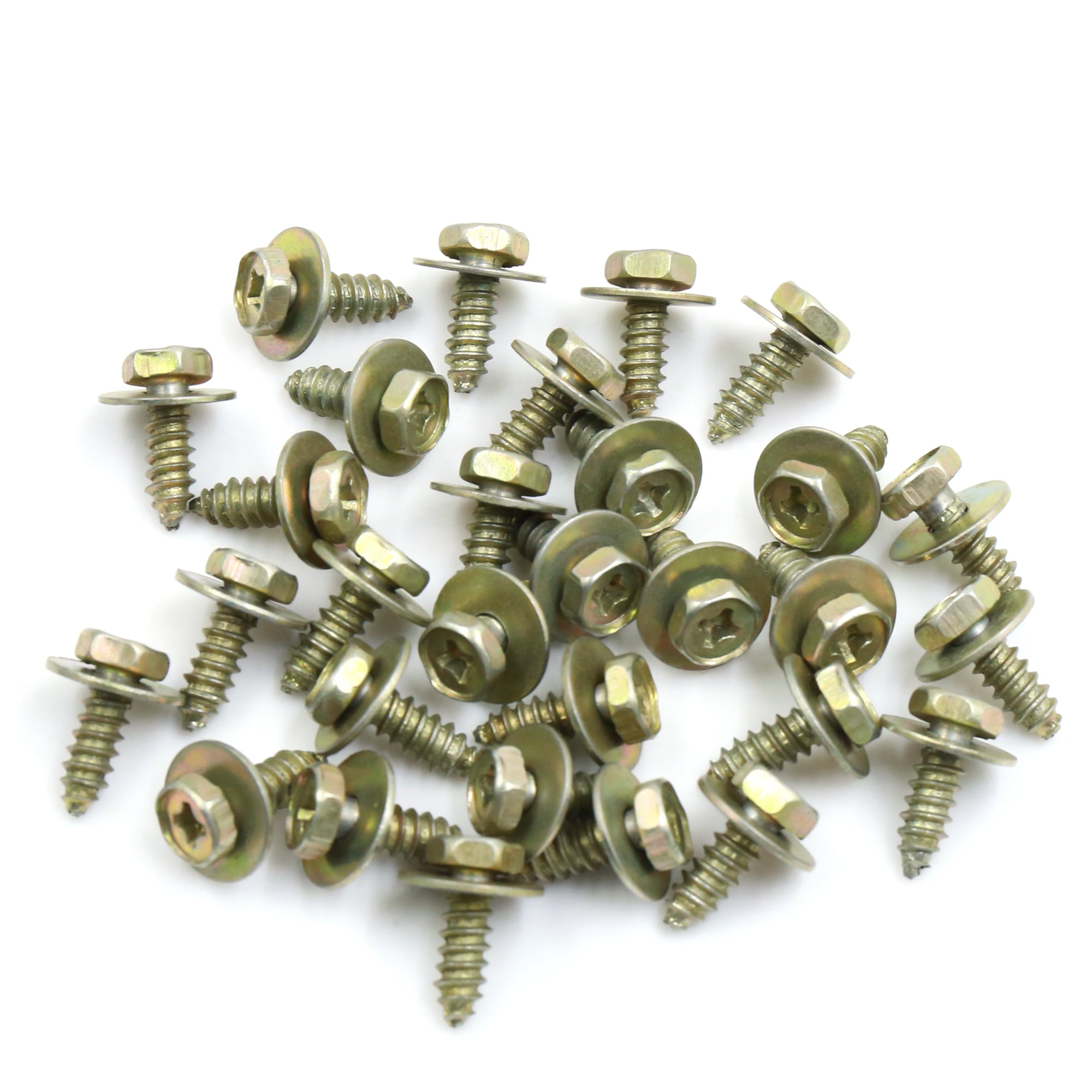 30pcs 6 X 20 2mm Stainless Steel Screw For Car Bumper License Plate 30pcs-6-x-20-2mm-stainless-steel-screw-for-car-bumper-license-plate
