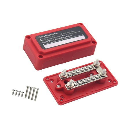 Bus Bar Terminal Block,RV Power Distribution Terminal Block 100A 48V ...