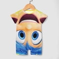 Inside Out Character Baby One-Piece Rompers Summer Short Sleeve Outfit ...