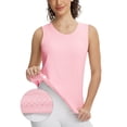 BALEAF Women's Sleeveless Workout Tank Tops Stretch Soft Top Yoga ...