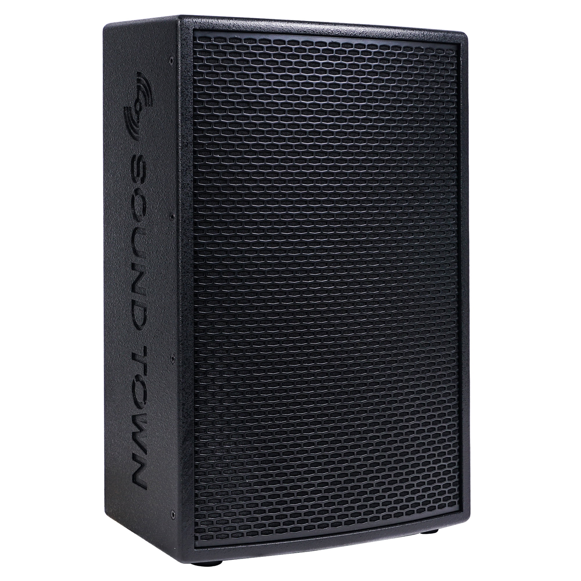 Sound Town 12” 700W Powered DJ PA Speaker with Bluetooth, Titanium ...