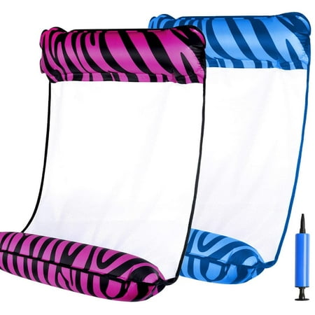 2 Pack Pool Floats for Adults, Adult Water Float, 4 in 1 Multi Purpose ...