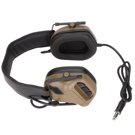 Hunting Headphone, Military Headset Without Noise Reduction Mud Color ...