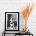 Affixzi Wolf Bathroom Wall Art Print, Animal Artwork for Bathroom Decor ...