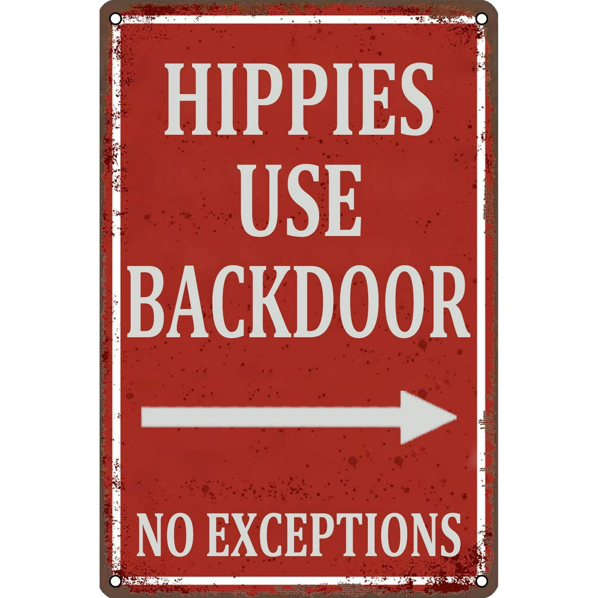 Click here for Hansgo Hippies Vintage Metal Tin Sign Hippies Use... prices