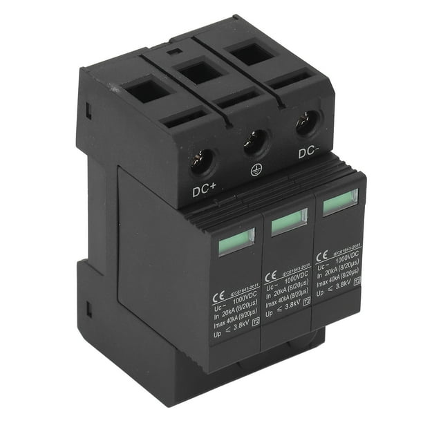 Home Surge Protector 1000V DC 40KA Low Voltage Arrester With Status ...
