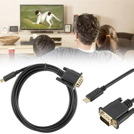 Dalazy Type-c to VGA Cable Universal Efficient Computer Video Display ...