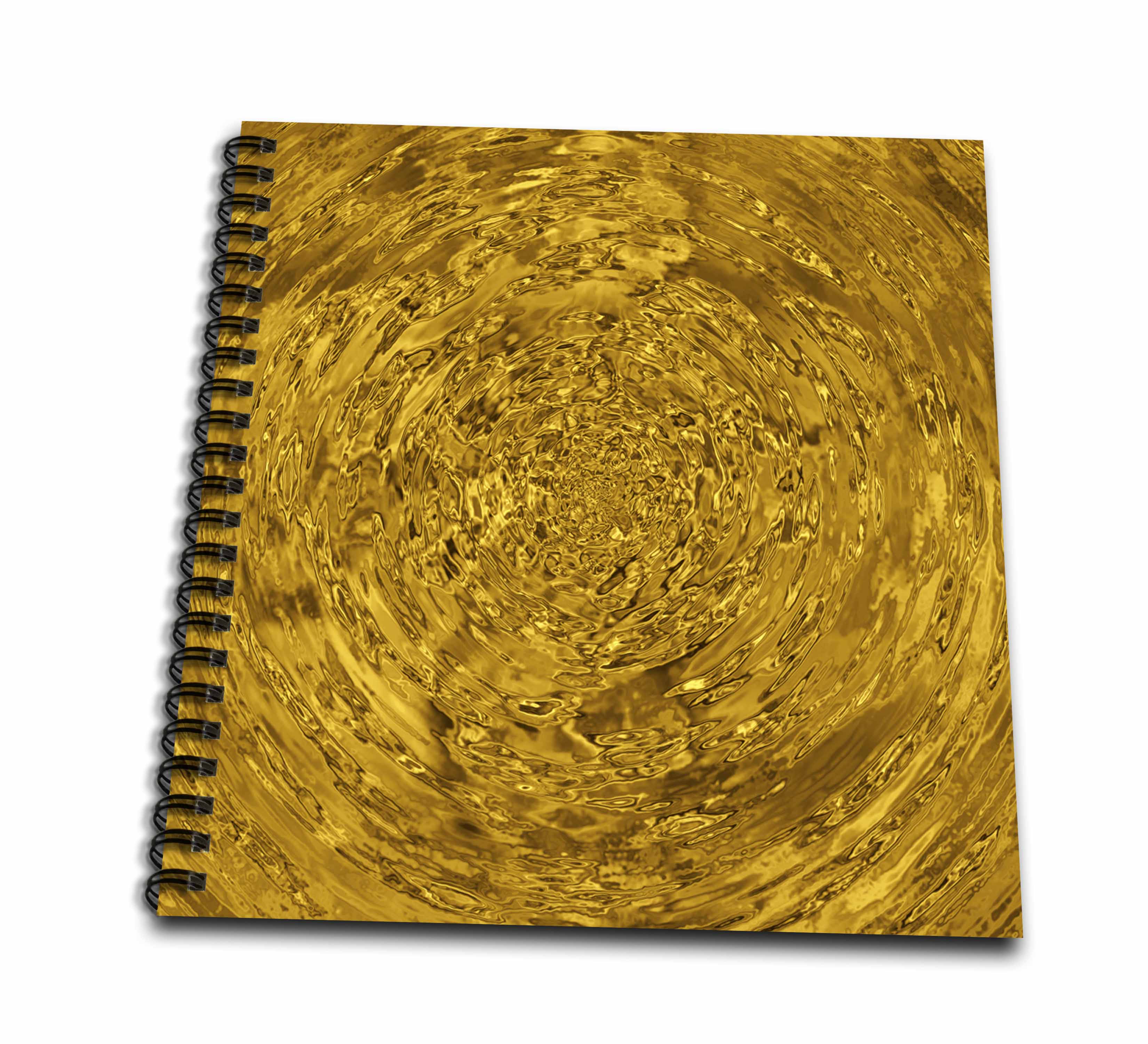 3dRose Melted Gold - Mini Notepad, 4 by 4-inch - Walmart.com
