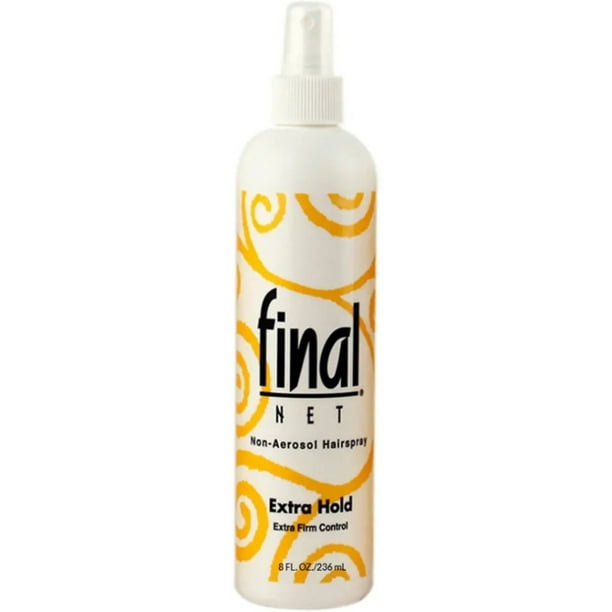 Final Net Hairspray All Day Hold Extra Hold Unscented 8 oz - Walmart.com