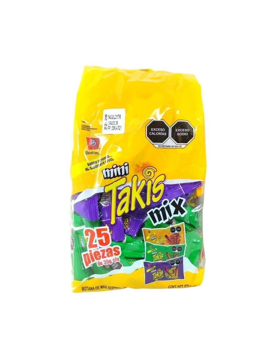 Pack de 3 Fritura Barcel Takis Mix 25 pzas Barcel 25 piezas | Walmart ...