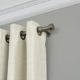 SERENA 48"-86" WINDOW CURTAIN ROD WITH CONTEMPORARY CAP FINIAL ...