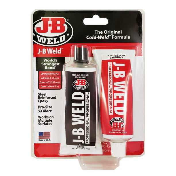 J-B Weld 8281 Professional Size Steel Reinforced Epoxy Twin Pack - 10 ...