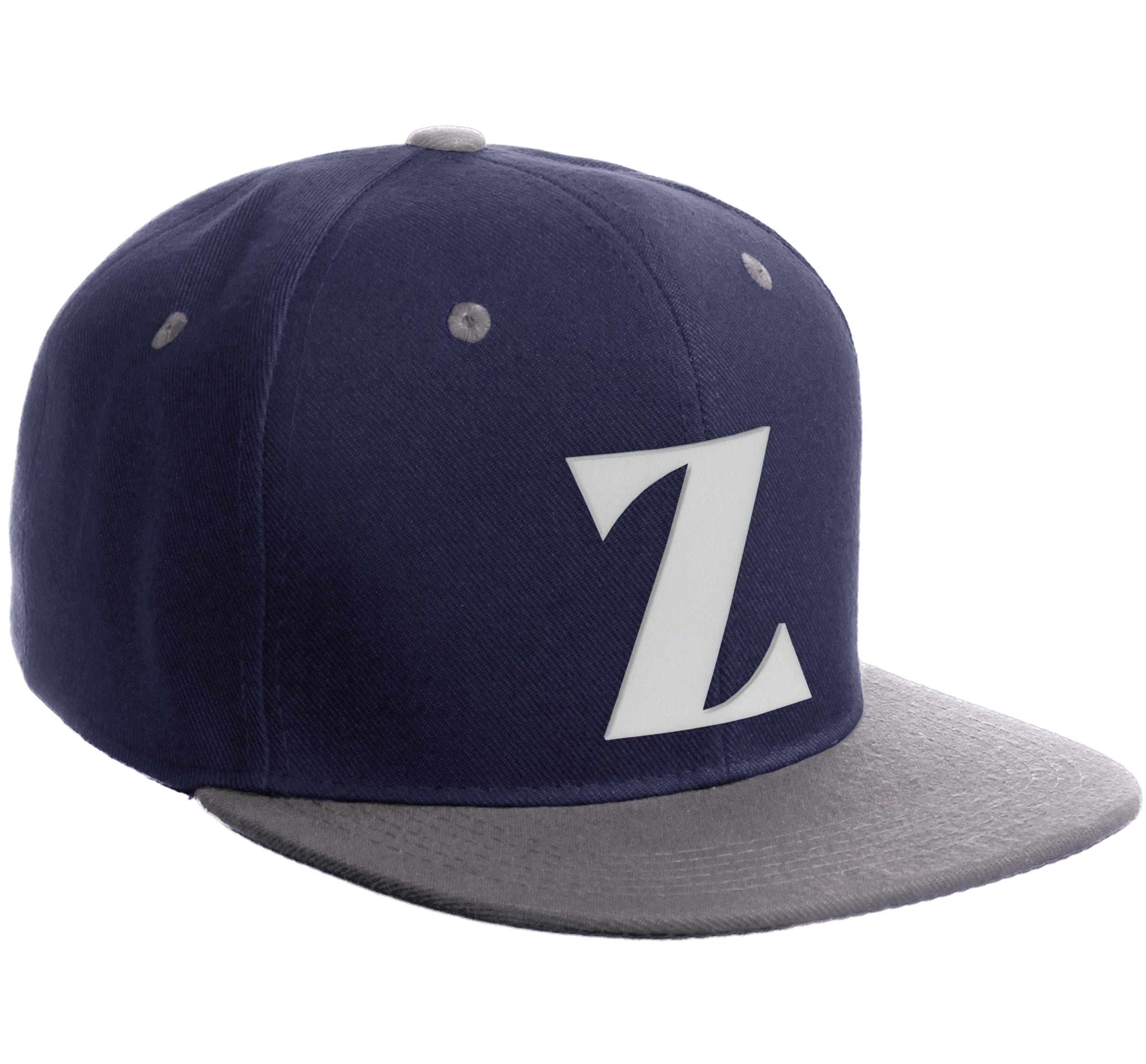 Daxton Classic Snapback Hat 3D Capital Alphabet Letters Flat Bill Visor ...