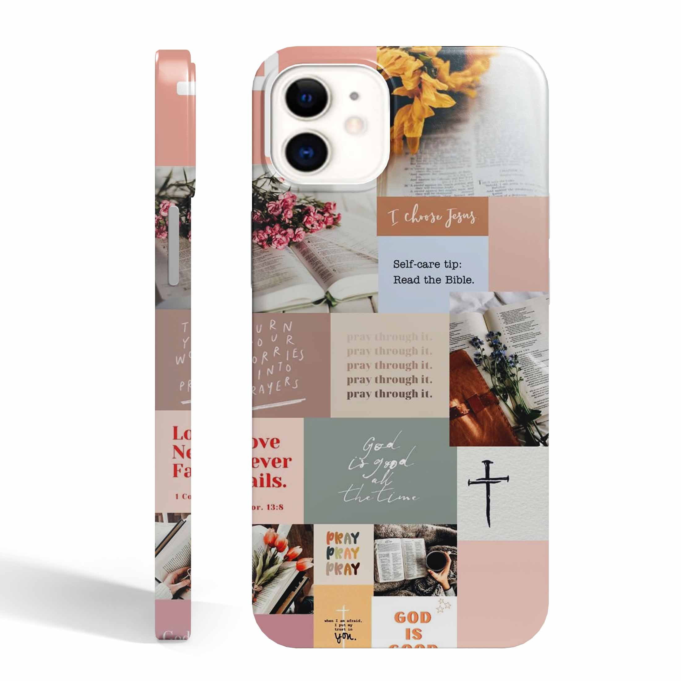 Tobelint Case for iPhone 11,Christian Bible Verse Collage Pattern Case ...